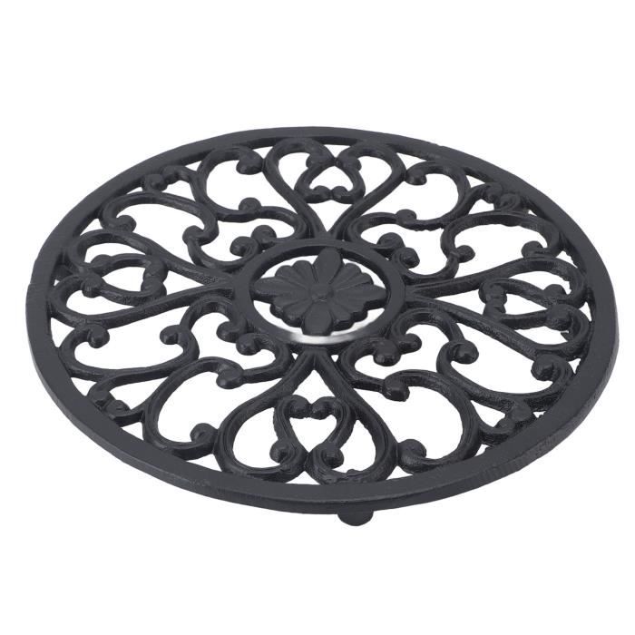 Atyhao Tapis de dessous de plat Dessous de Plat en Fonte, Motif Vintage sculpté, Dessous de Plat ...