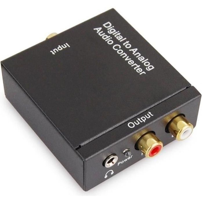 CONVERTISSEUR AUDIO COAXIAL OPTIQUE TOSLINK NUMERIQUE VERS RCA STEREO ... CONVERTISSEUR AUDIO COAXIAL OPTIQUE TOSLINK NUMERIQUE VERS RCA STEREO ...