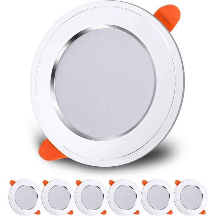 LED Spot Encastré 7W Extra Plat Plafonnier Encastré Equivalent 70W Blanc Froid 6000K AC180-265 ...