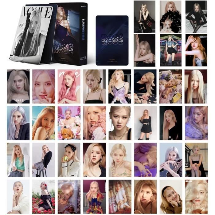 55pcs Blackpink Rosé Lomo Cards Lisa Solo Cartes Photo BP Rosé New ...