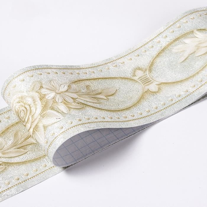 Frise Murale Adhesive - La pivoine vert - 10,6 x 500 cm - Motif floral ...