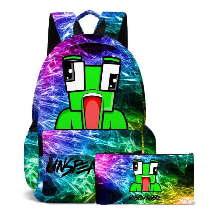 Sac à dos - MINECRAFT - Modèle Unspeakable - 42x33x17cm - Bretelles ...