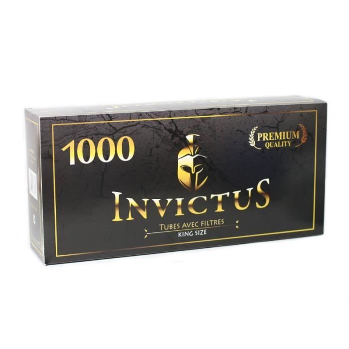 Boîtes de 1 000 Tubes à Cigarettes Invictus - Cdiscount Au quotidien