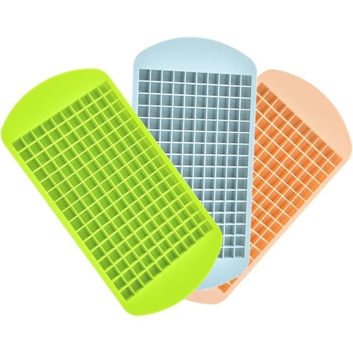 Mini Bacs À Glaçons 160 Grilles En Silicone Pour Réfrigérateur De ...