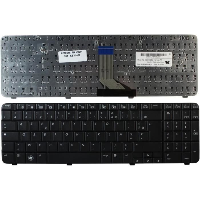 Clavier pour ordinateur portable PC HP G61-200 Noir Layout Française ...