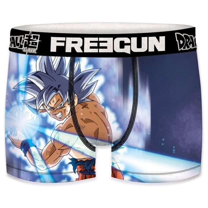 FREEGUN Boxer Homme Sangoku, Caleçon Homme, DRAGON BALL SUPER, Liberté ...