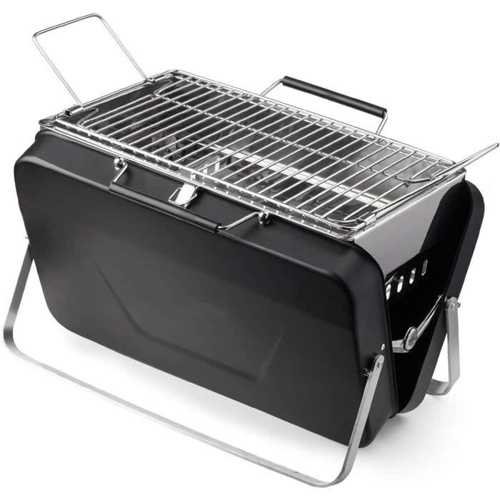 Mini Barbecue D'Extérieur Pliable Et Portable, Gril À Charbon De Bois ...