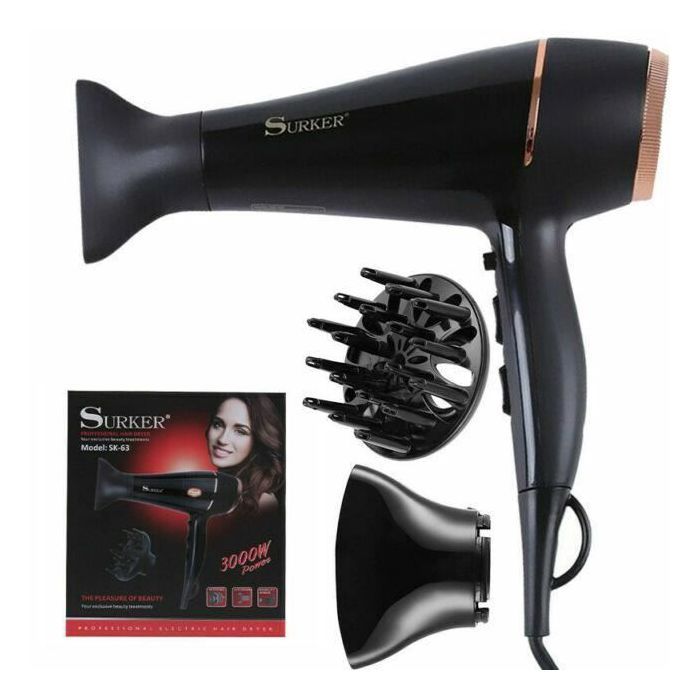 SDLOGAL Sèche-Cheveux Professionnel 3000W pour un Séchage Rapide Avec ...