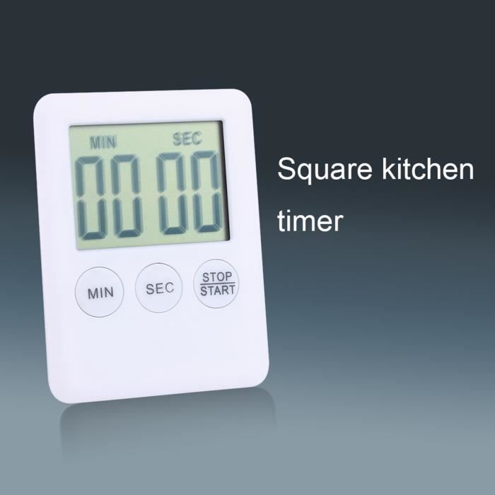 VBESTLIFE Kitchen Timer, Square Kitchen Timer, Simple Operation Easy To ...