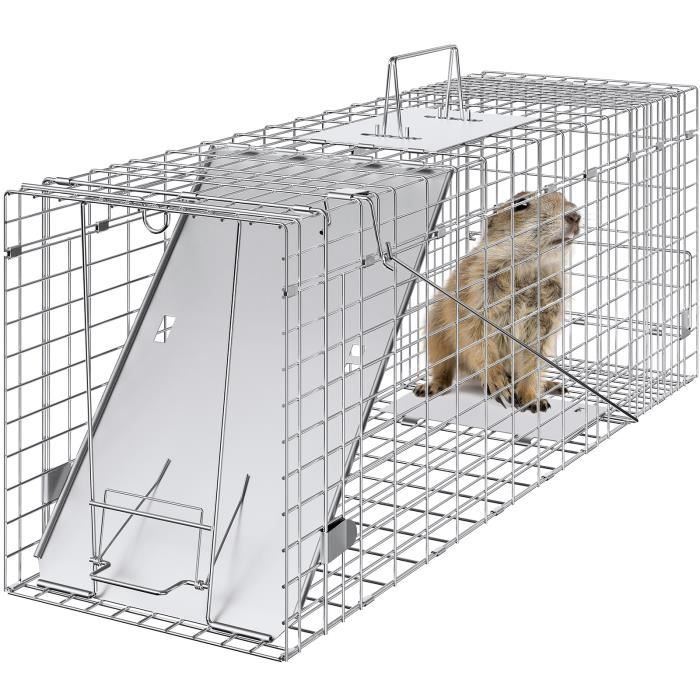 Piege a Fouine - VEVOR - Cage Piège pour Animaux 785x254x305 mm Sans ...
