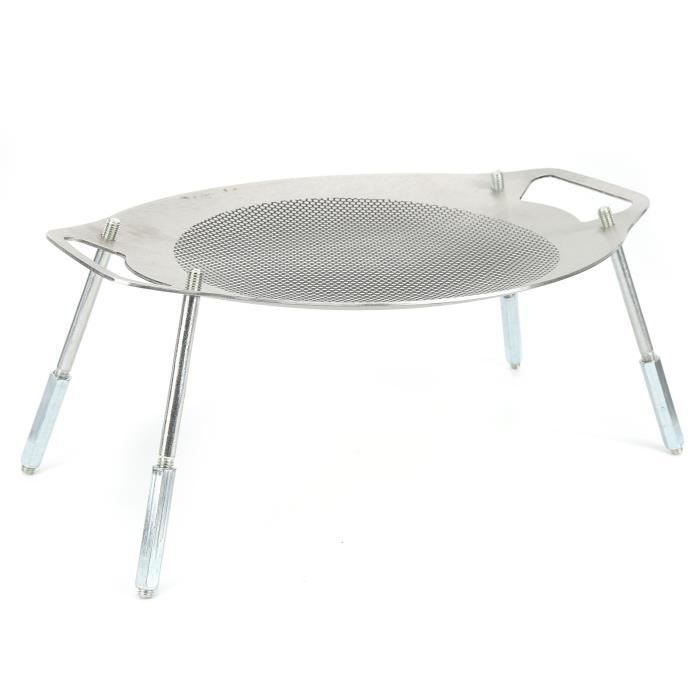 VGEBY Poêle à griller de pique-nique Pique-nique Grill Pan Smokeless ...
