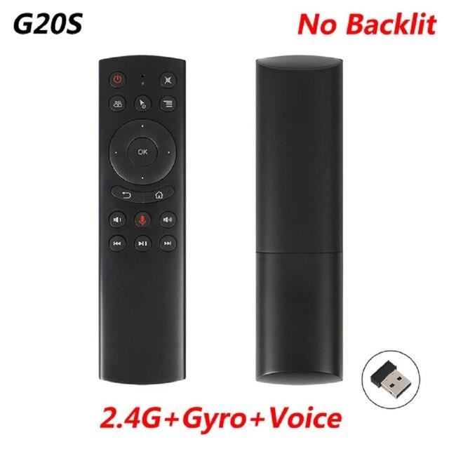 TELECOMMANDES,G20S--Télécommande Gyroscope sans fil G20S PRO 2.4G, rétro éclairage vocal ...