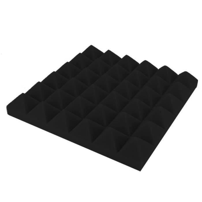 HURRISE Panneau acoustique 6 pièces en forme de pyramide panneaux ...