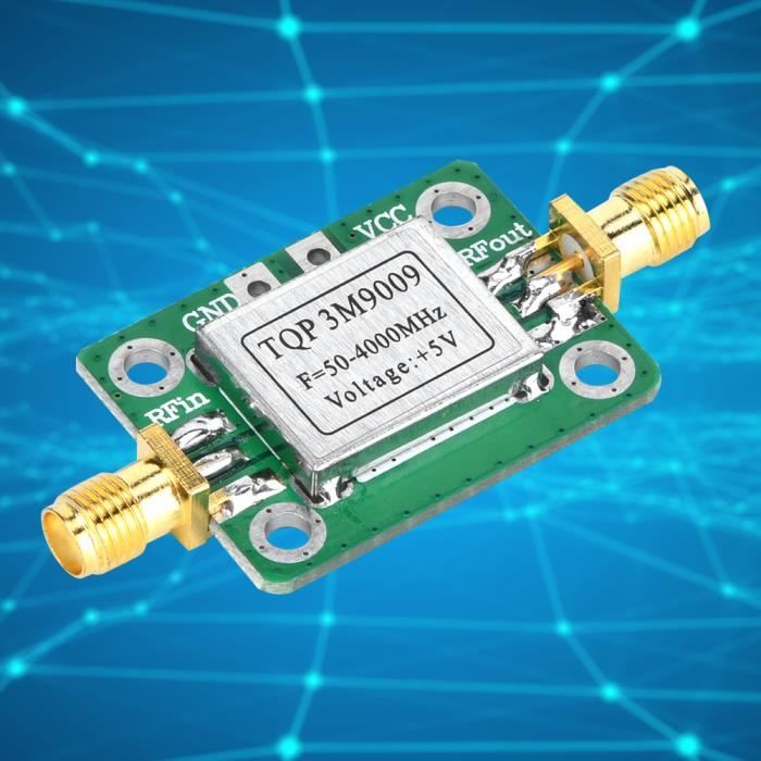 Amplificateur basse bruit LNA module large bande 50-4000 MHz - Cdiscount Bricolage