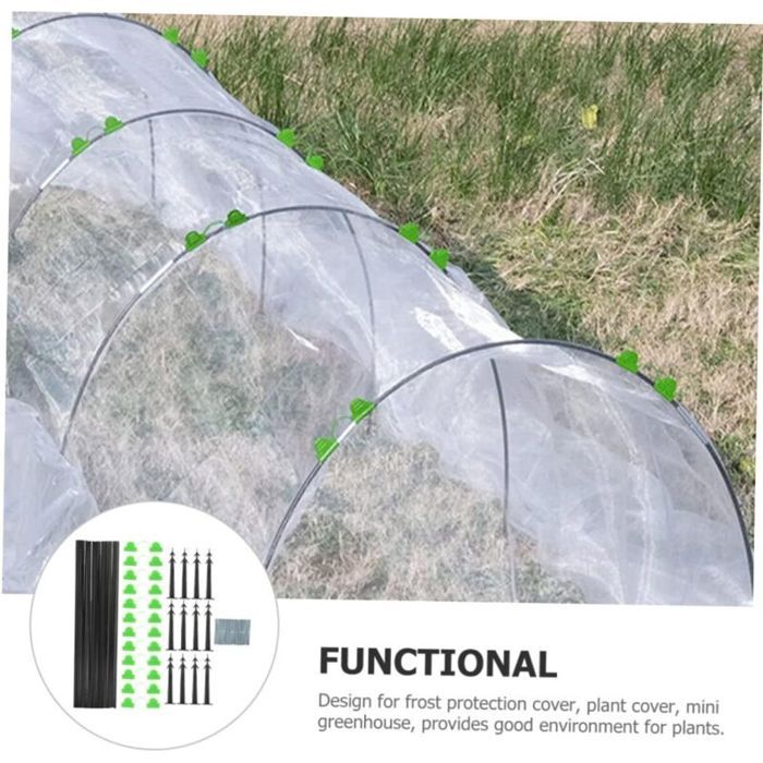 Serre de jardin en plastique, supports de tunnel pour serre - Cdiscount ...