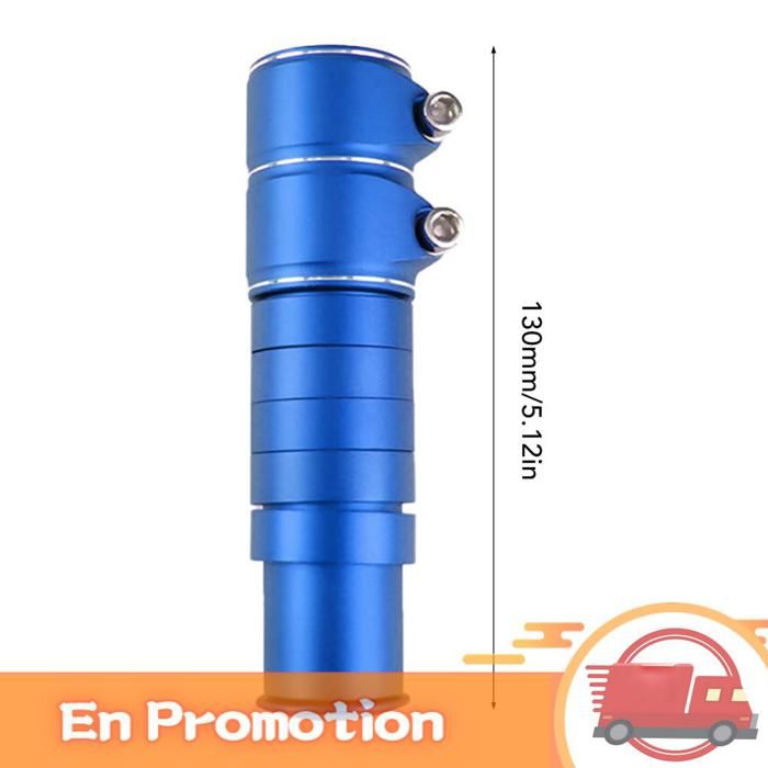 Zerone Rehausseur de potence de vélo Tige de vélo Riser guidon Extender ...
