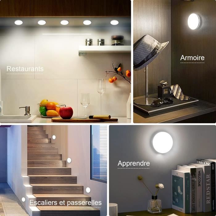 Electight Veilleuse LED Automatique Rechargeable par USB[Lot de 6 ...