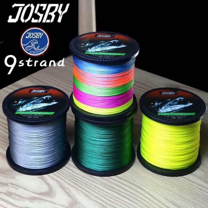 LEURRE DE PECHE,Yellow-1000M-28.3LB-1.0--Ligne de pêche à la mouche ...