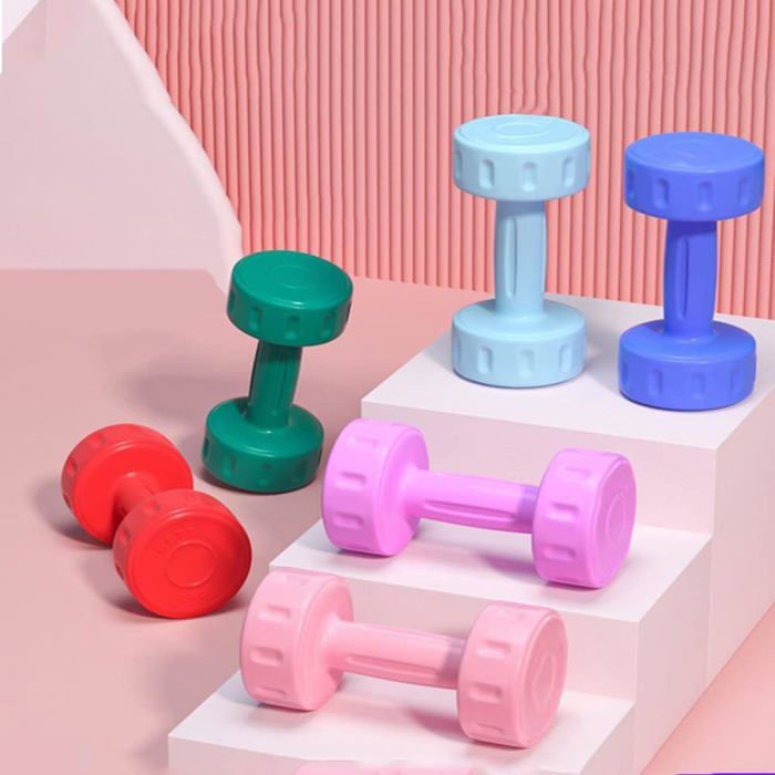 Pink 2Pièces Haltères Fitness Haltères Antidérapant Musculation ...