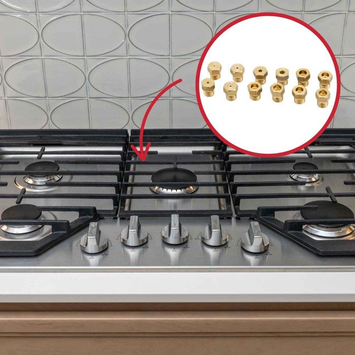 Sachet injecteurs gaz butane propane pour cuisinière - BRANDT - KG790E ...