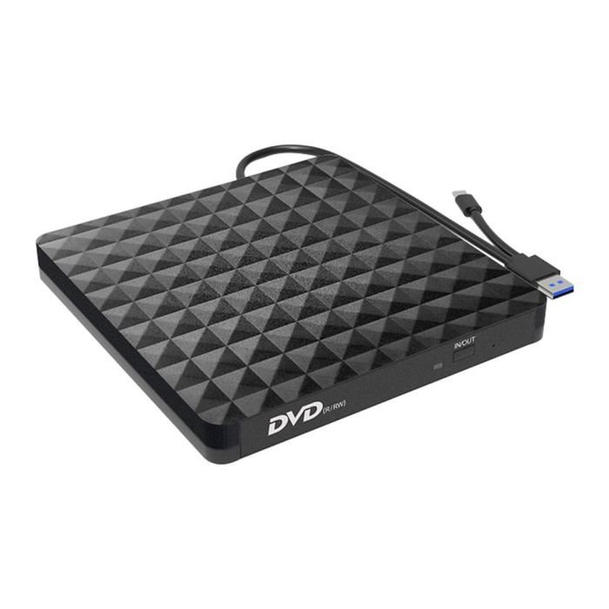 Graveur Lecteur de DVD externe portable USB 3.0 Lecteur de CD/DVD-RW ...
