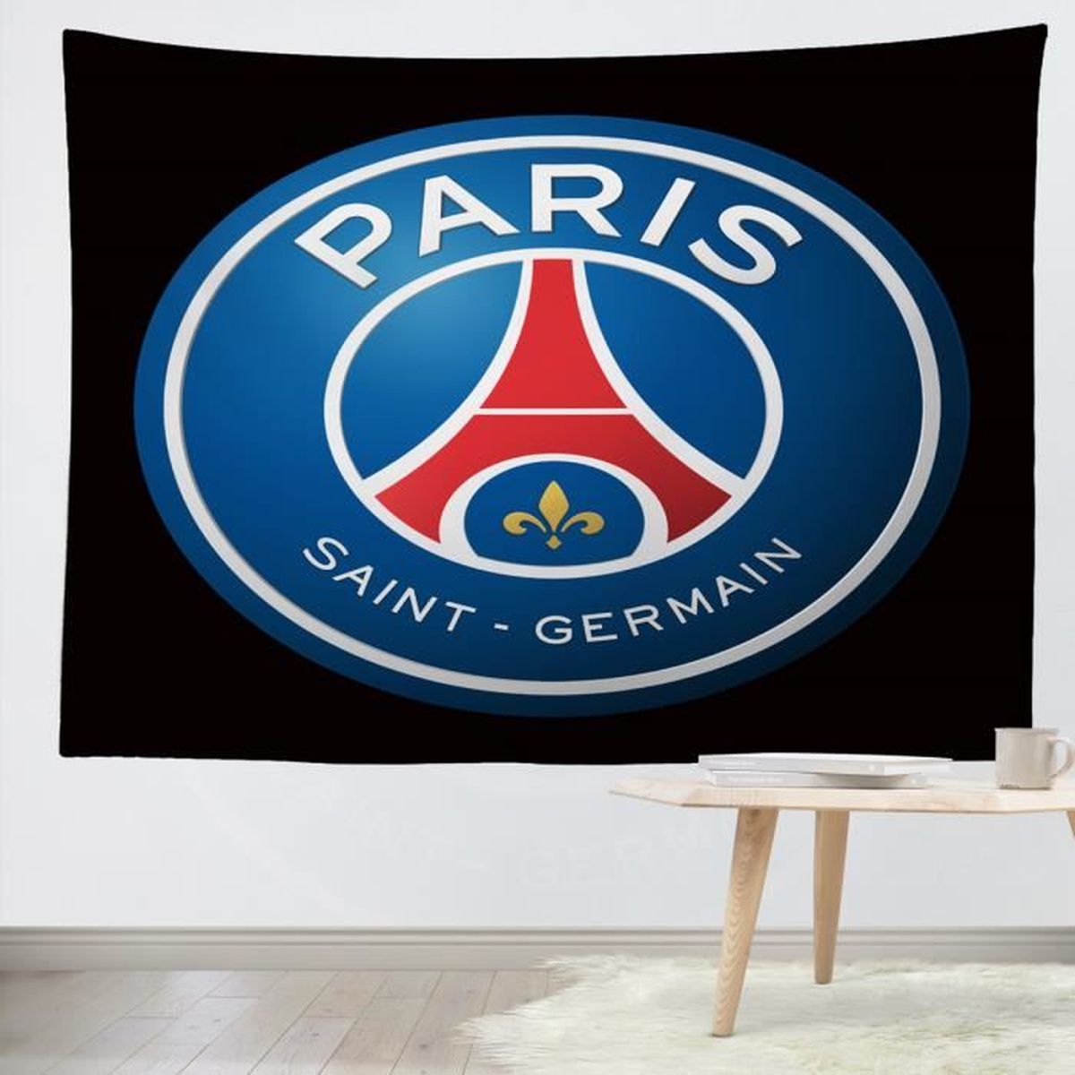 Tapisserie Tenture murale Football PARIS SAINT GERMAIN PSG Impression ...