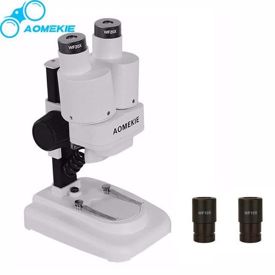 Caméra de microscope,AOMEKIE-Microscope stéréo binoculaire,au-dessus de ...