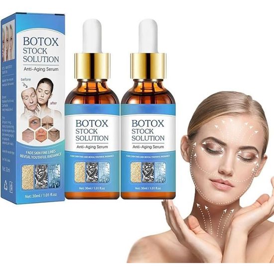 Sérum Facial - AUTREMENT - Botox Stock Solution - Anti-rides - Non gras ...