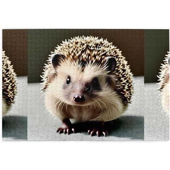 Puzzle Créatif En Forme De Hérisson Mignon, 1 000 Pièces De Puzzles ...