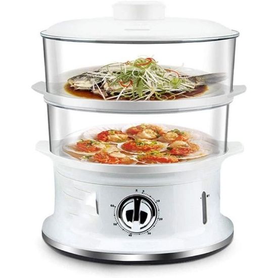 Vapeur Électrique À Chauffage Rapide 900W Cuiseur Vapeur À Légumes 6L ...