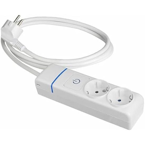 Multiprise 2 Prises avec Interrupteur - Solera - 8012pil - Multicolore ...