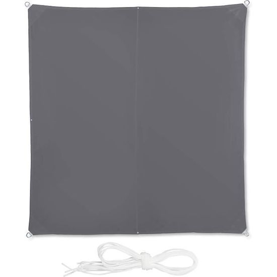 Voile d’ombrage carré diffuseur d’Ombre Protection Soleil Balcon Jardin ...