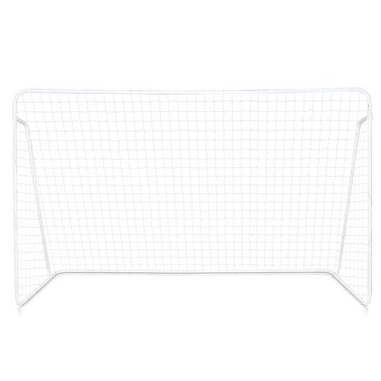 240x150x90cm Galvanized Steel Pipe Football Goal White - Cdiscount Sport
