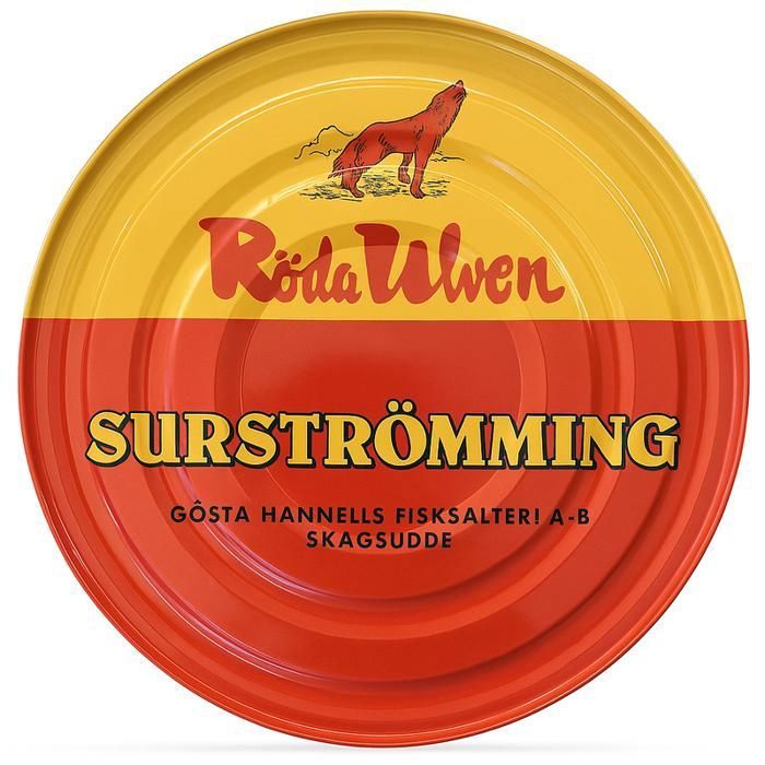 Surstromming Röda Ulven - Authentique hareng fermenté suédois - Odeur ...