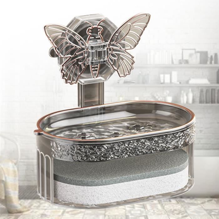 Porte-Savon À Aspiration Sous Vide Porte-Savon Double Couche Élégant ...