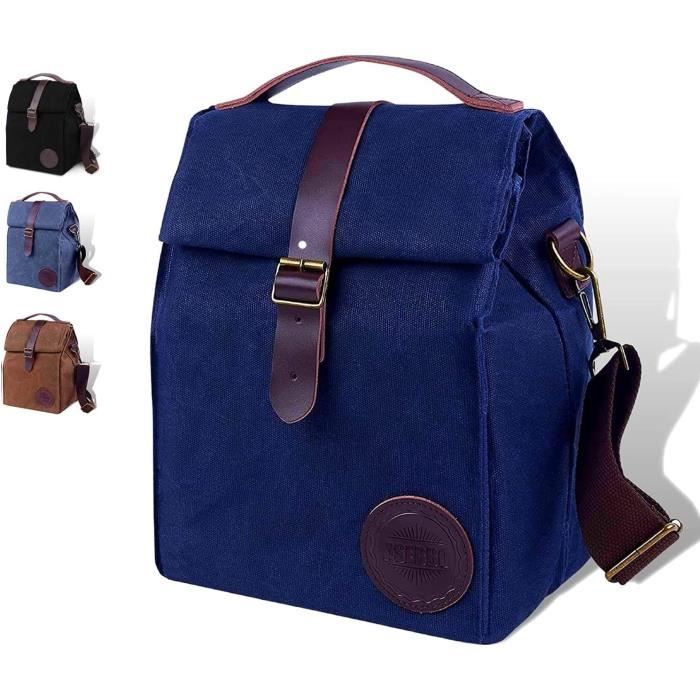 Sac À Déjeuner Isotherme En Toile Cirée 10 L Pour Femme Et Homme Avec ...