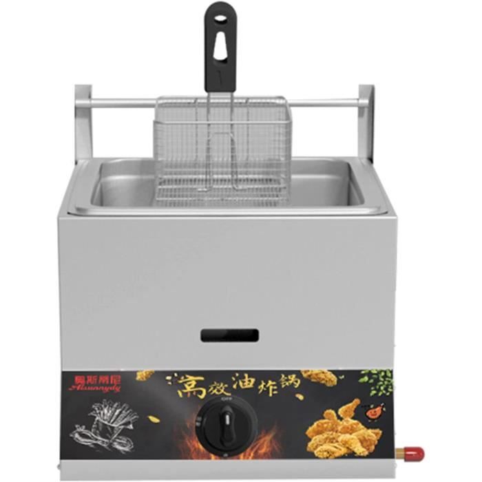 Friteuse à gaz Commerciale Professionnelle 11l-22l, friteuse de Table ...