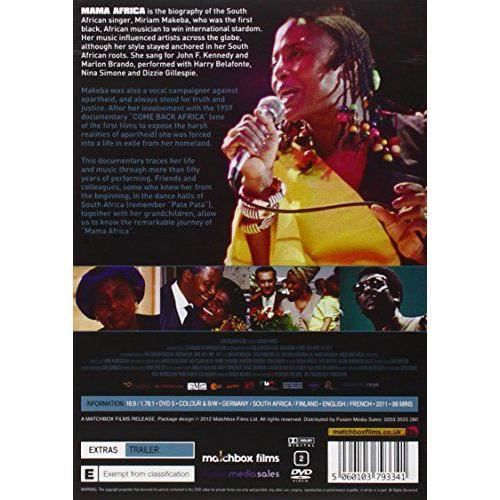 Matchbox Films Mama Africa [Import anglais] - 5060103793341 - Cdiscount DVD