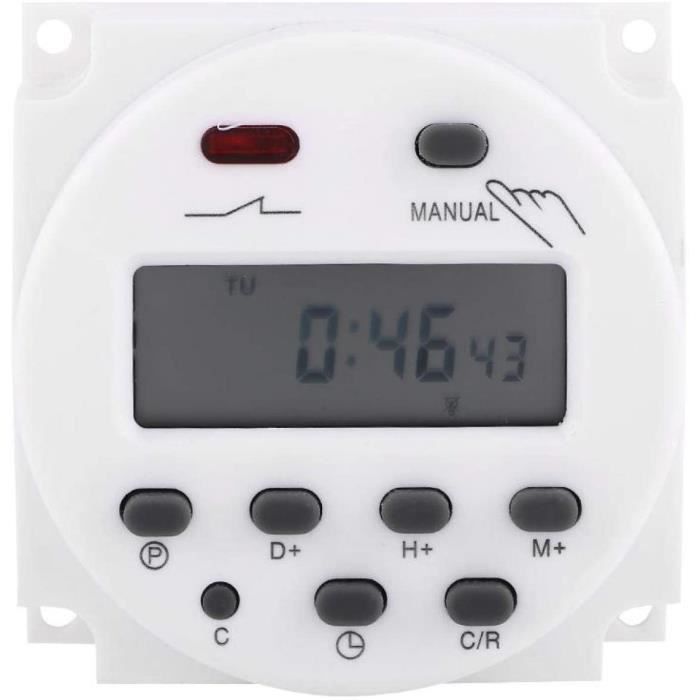 Minuterie programmable par bouton Minuterie de préréglage sensible aux ...