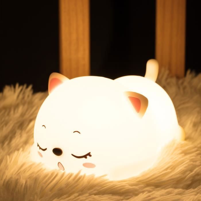 Veilleuse Bébé Veilleuse Enfant,7 Couleurs Chat Veilleuse ,Decoration Chambre Bebe Veilleuse ...