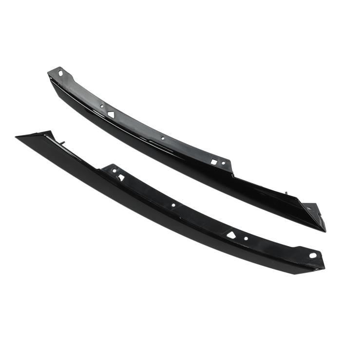 Dilwe garniture de phare de calandre de pare-chocs avant 1 paire ...