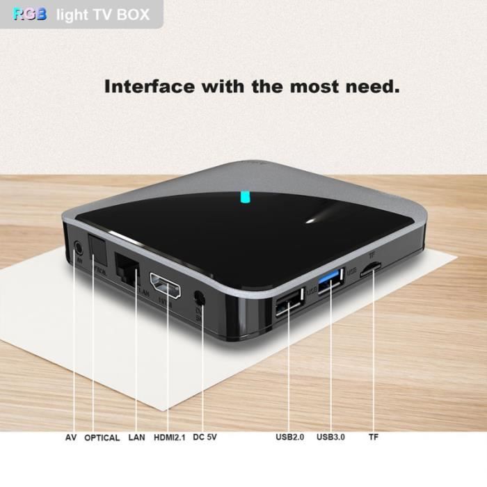 A95X F3 AIR TV BOX Smart Player Box Portable Internet pour Home Office ...