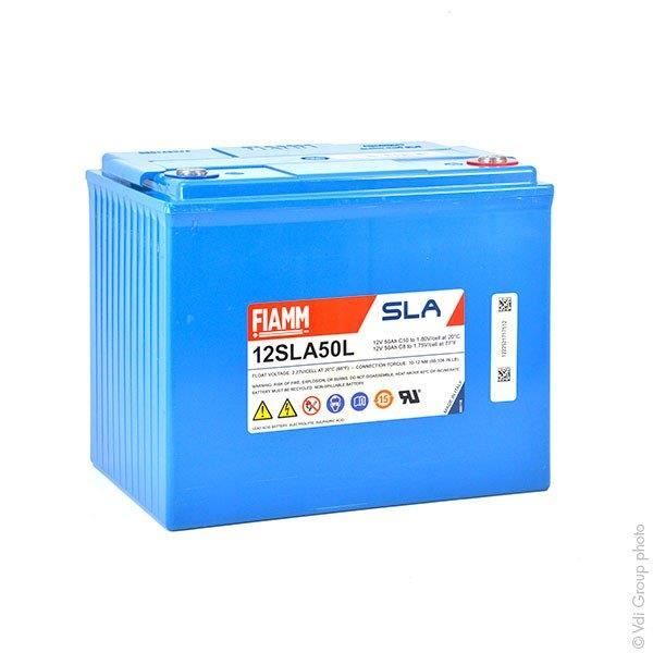 Batterie plomb AGM 12SLA50L 12V 50Ah M8-F-Fiamm - Cdiscount Auto