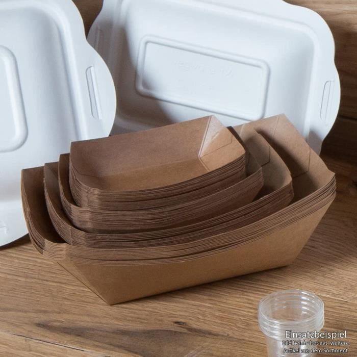Vaisselle Jetable - Limics24 - Dur Carton Bol Forme Bateau Bio ...