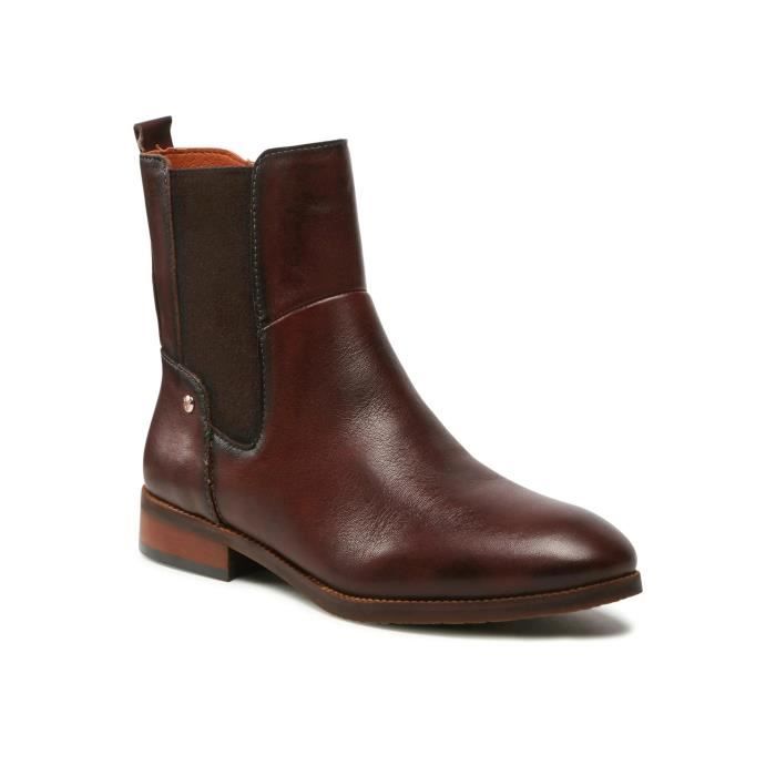 Bottines pour femme - Pikolinos Royal - Cuir - Rouge - A élastique ...