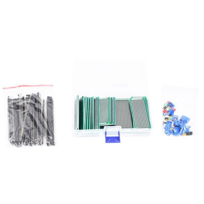 Mxzzand kit de circuits imprimés Kit de cartes Double face PCB, 100 ...