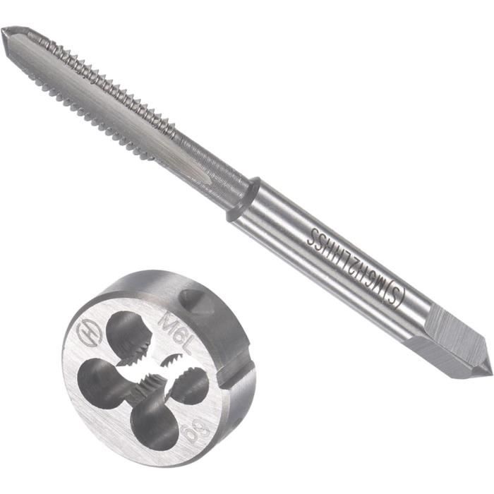 M6 X 1Mm Métrique Gauche Main Filetage Taraud Et Filière Ronde Ensemble ...