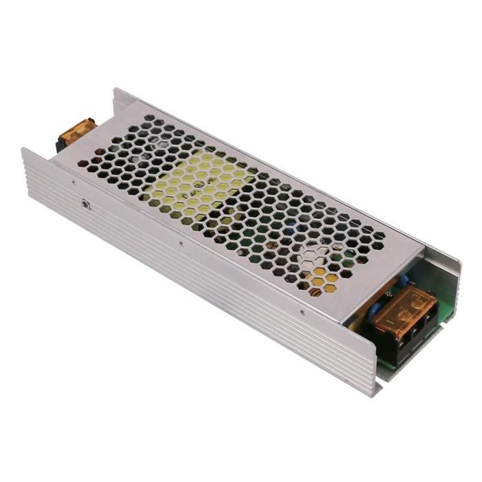 Transformateur 220V 24V 200W IP20 DC 8.33A - Cdiscount Bricolage