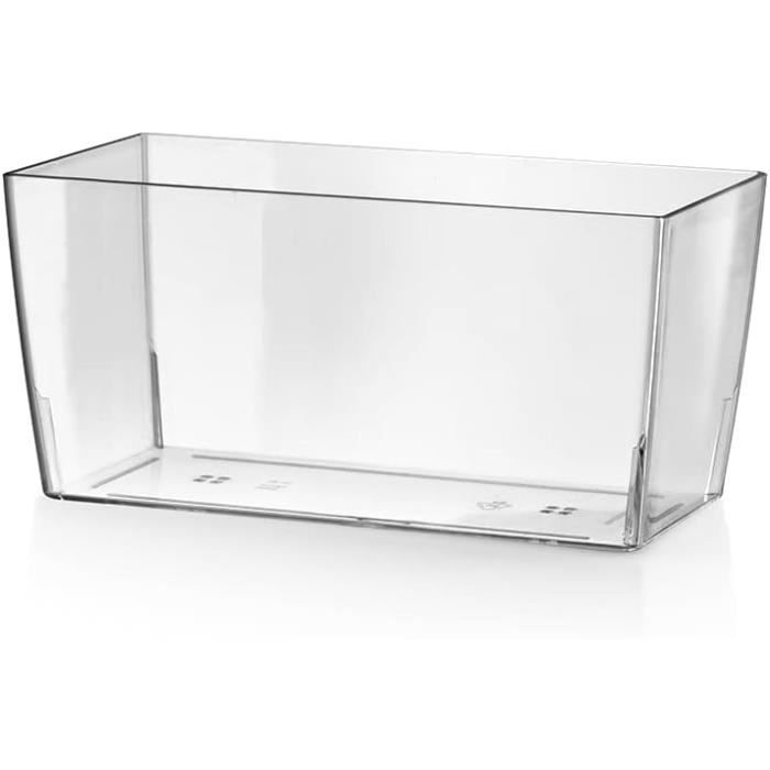 Teraplast 10447030 Pot 30 x 15 x 14 cm Transparent170 - Cdiscount Jardin
