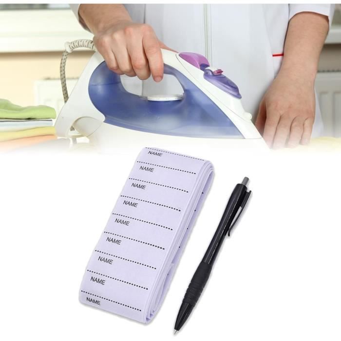 Étiquettes de Vêtements, Étiquettes École Nom, 100 Pièces Lavables ...